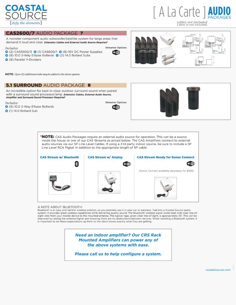 Outdoor Audio Package - Southern Lights