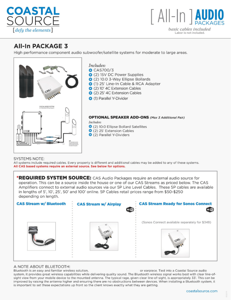 Outdoor Audio Package - Southern Lights