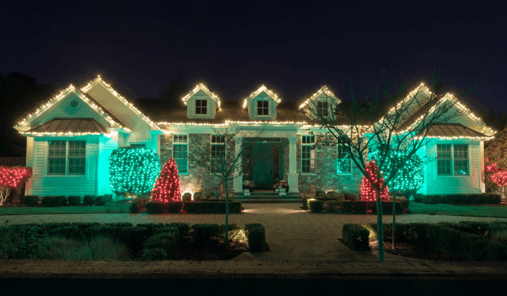 Permanent Holiday Lighting Summerfield NC | Modern Home Decor